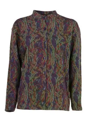 Missoni 1990 Abstract-print Cardigan - Purple