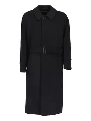 BURBERRY 1990s Cashmere Trench Coat