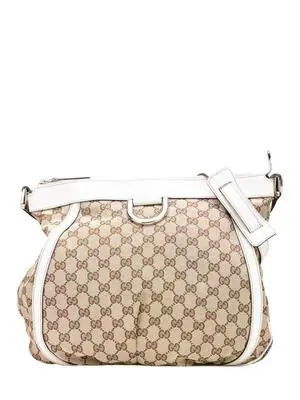 Gucci Gg Canvas Abbey D-ring Crossbody Bag - Brown
