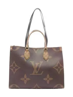LOUIS VUITTON On-the-go Mm Monogram Giant Reverse Tote Bag - Brown