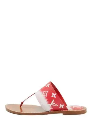 LOUIS VUITTON Monogram Ombre Sandals - Red