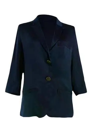 LANVIN Silk Blazer - Blue