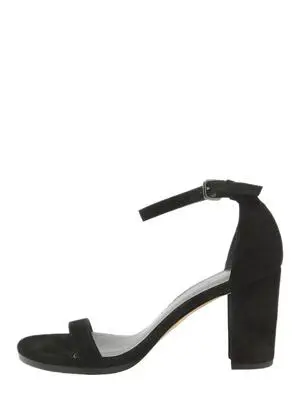 STUART WEITZMAN 80mm NearlyNude Block-Heel Ankle-Strap Sandals