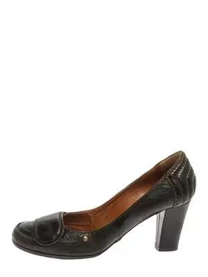 Chloé 70mm Leather Heeled Pumps - Brown