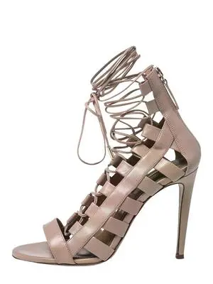 AQUAZZURA 105mm Strappy Sandals - Neutrals