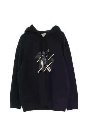 Hermès Logo-patch Hoodie - Black