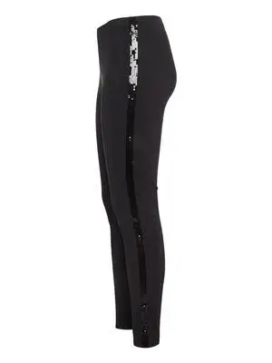 Roberto Cavalli Sequin-embellished Trousers - Black