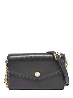 Michael Kors Vintage Leather Crossbody Bag - Black