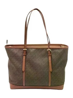 Michael Kors Jet Set Leather Tote Bag - Brown