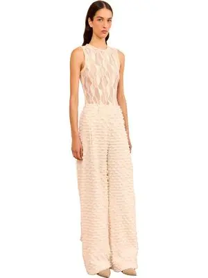 Ulla Johnson Beatrix Wide-leg Trousers - Ivory