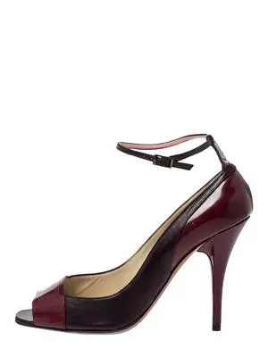 JIMMY CHOO 105mm Patent Leather Stiletto Ankle-strap Pumps - Black