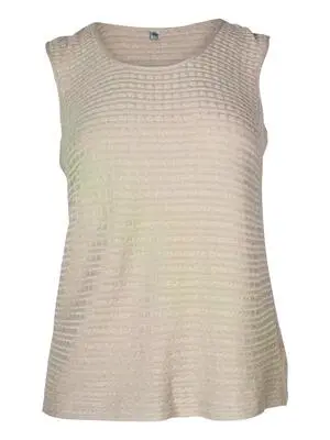 Giorgio Armani Knitted Sleeveless Top - Neutrals