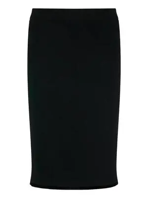 DIOR 2010s Distressed Hem Pencil Skirt