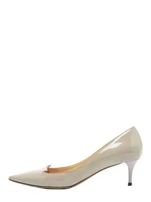 JIMMY CHOO 55mm Patent-leather Pumps - Grey