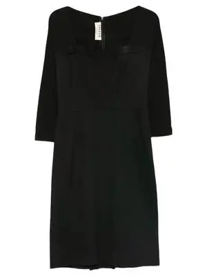 A.N.G.E.L.O. VINTAGE CULT 1950s Bow-detailed Midi Dress - Black