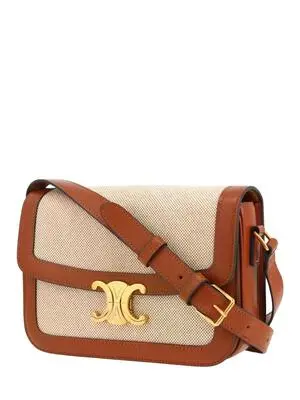 Celine Triomphe Shoulder Bag - Brown