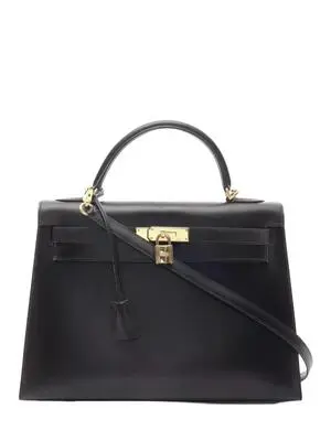 Hermès 2002 Kelly 32 Handbag - Black
