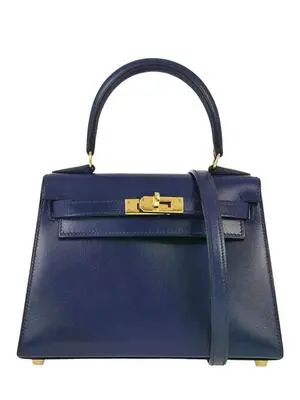 Hermès 1996 Kelly 20 Handbag - Blue