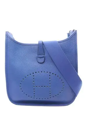 Hermès 2022 Evelyn Troyes Pm Shoulder Bag - Blue
