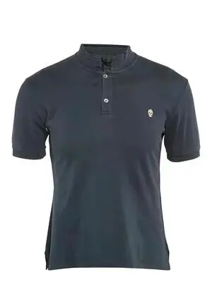 Alexander McQueen Skull-detail Polo Shirt - Grey