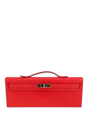 Hermès Hermès 2010 Kelly Cut Pouch Red