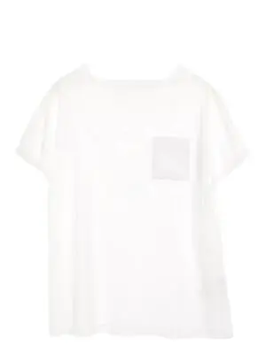 Hermès 2010s Embroidered T-shirt - White