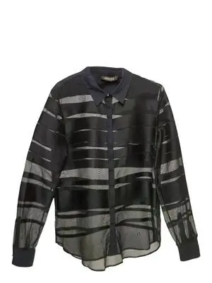 ROBERTO CAVALLI Vintage Sheer Stripe Shirt
