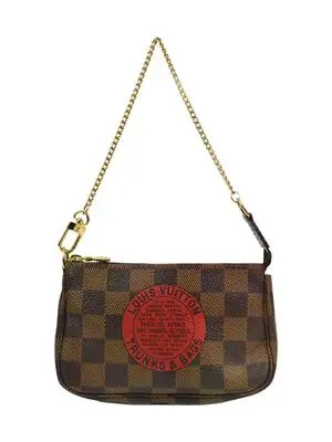 LOUIS VUITTON 2008 Mini Pochette Accessoires - Brown