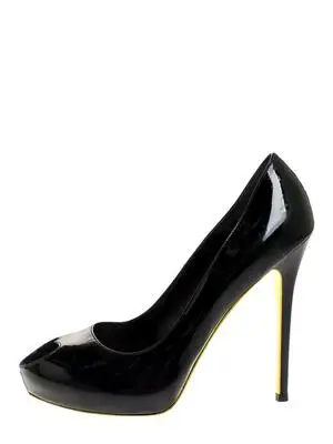 Alexander McQueen 125mm Patent-leather Pumps - Black