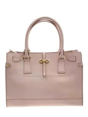 FERRAGAMO Briana Leather Tote - Pink