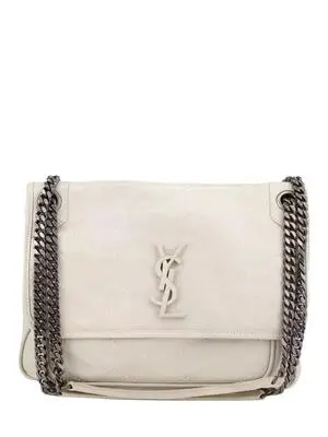 Saint Laurent Pre-owned Medium Niki Shoulder Bag - White