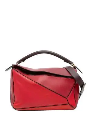 Loewe Puzzle Satchel - Red