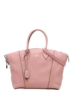 LOUIS VUITTON Taurillon Soft Lockit MM Satchel