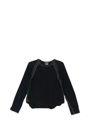 Comme Des Garçons 2000s Raglan-sleeve Sweatshirt - Blue
