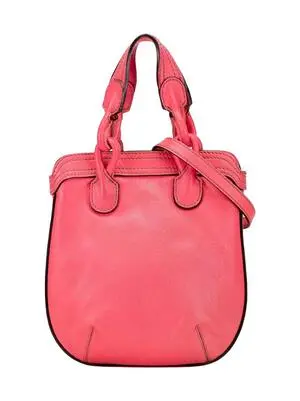 Loewe Leather Fiesta Satchel - Pink