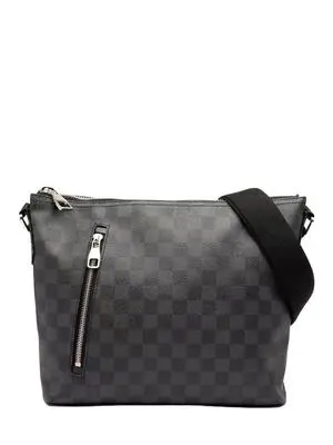 LOUIS VUITTON Damier Graphite Mick Pm Crossbody Bag - Black