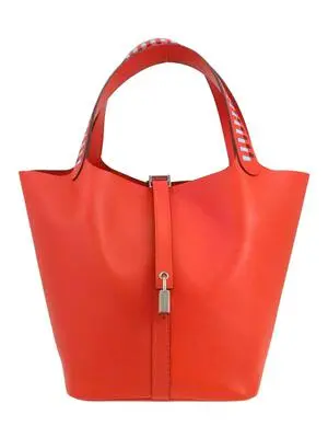 Hermès Picotin Lock Tote Bag - Red