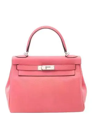 Hermès 2020 Clemence Kelly Ii Retourne 28 Satchel - Pink