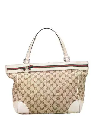 Gucci Gg Canvas Mayfair Tote Bag - Brown