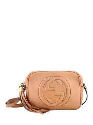 Gucci Soho Disco Leather Crossbody Bag - Neutrals