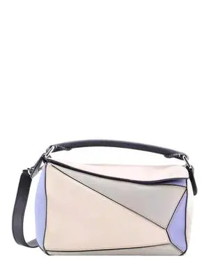Loewe Puzzle Bag Leather Satchel - Neutrals