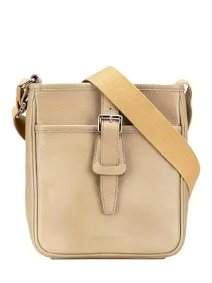 Burberry Leather Crossbody Bag - Brown