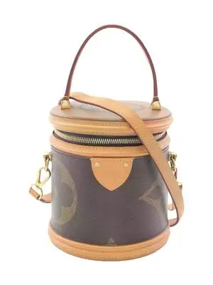LOUIS VUITTON 2019 Monogram Giant Cannes Bucket Bag - Brown