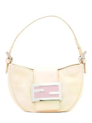 FENDI FF Plaque Croissant Handbag