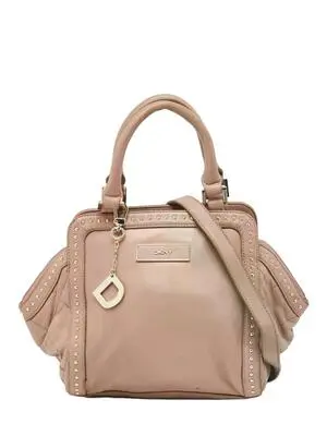 Dkny Stud-embellished Tote Bag - Pink