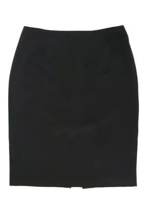 Jean Paul Gaultier 1990s Wool Pencil Skirt - Black