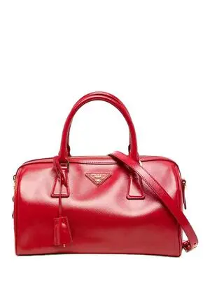 Prada Bowler Bag - Red