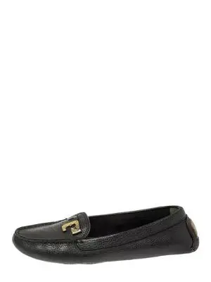 Tory Burch Leather Loafers - Black