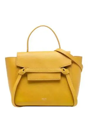 CELINE 2018 Nano Grained Calfskin Belt Bag Satchel