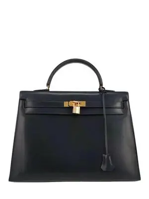 Hermès Kelly 35 Two-way Handbag - Black